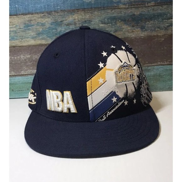 NBA | Accessories | Denver Nuggets Unk Fitted Hat 7 4 Nba Basketball ...
